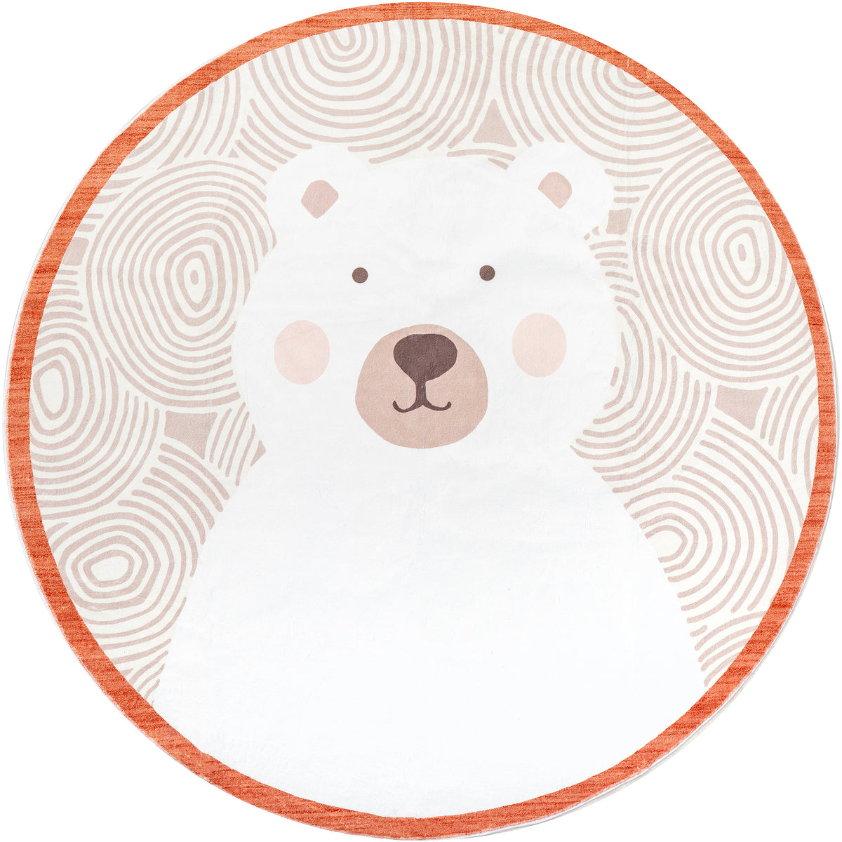 Lenny Polal Bear Machine Washable Area Rug — nuLOOM