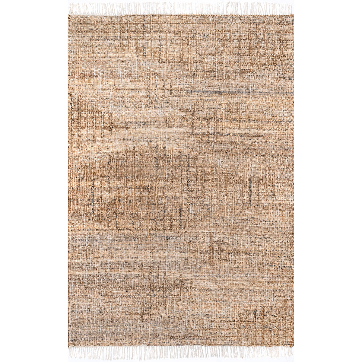 Flor Flatweave Tassled Jute Area Rug — nuLOOM