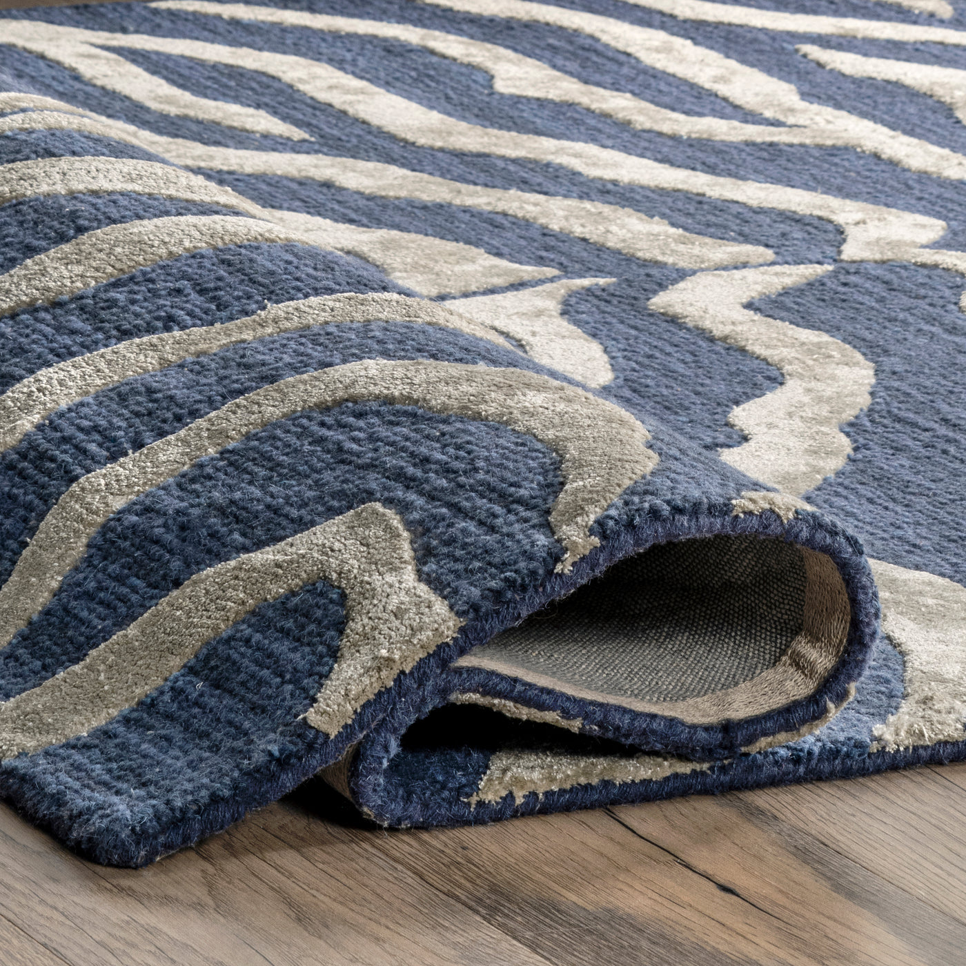 Hand Tufted Plush Zebra Area Rug — nuLOOM