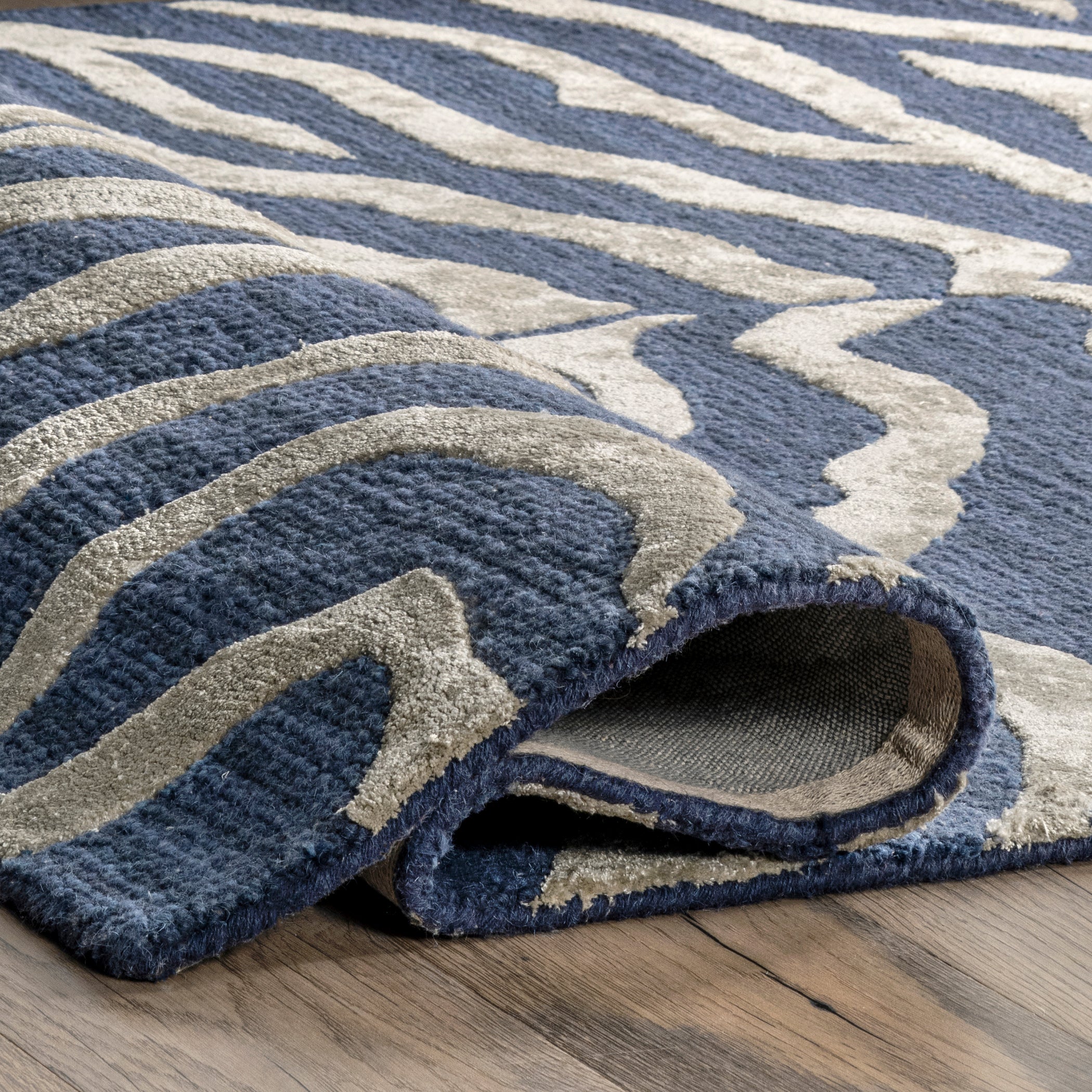Hand Tufted Plush Zebra Area Rug — nuLOOM
