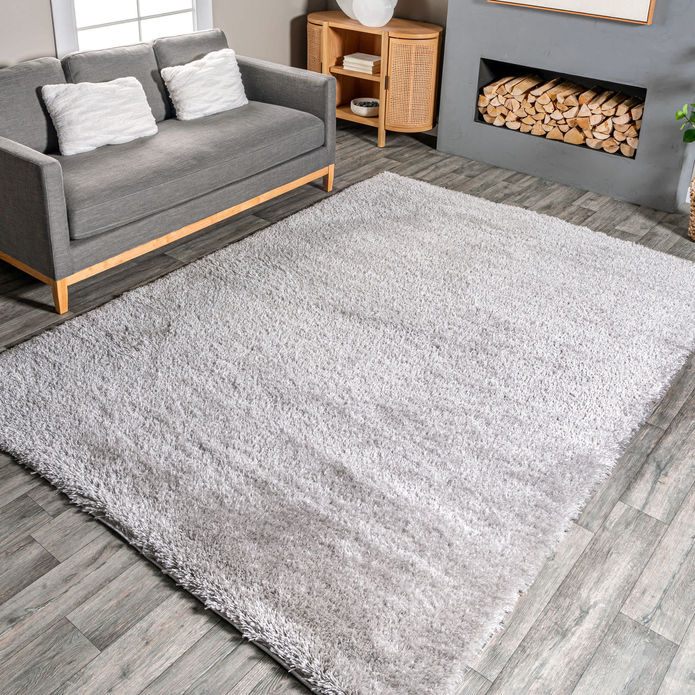 Gynel Cloudy Shag Area Rug — nuLOOM