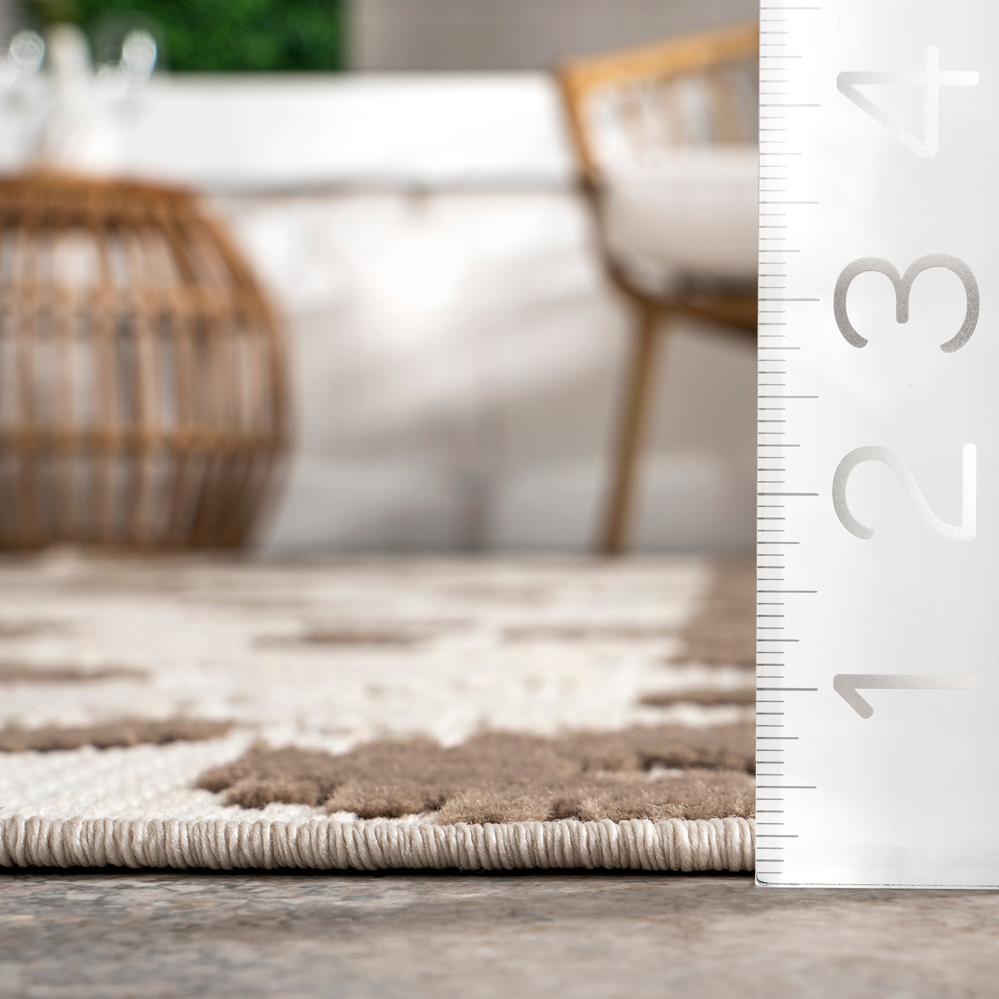 Indoor/Outdoor Transitional Labyrinth Area Rug — nuLOOM