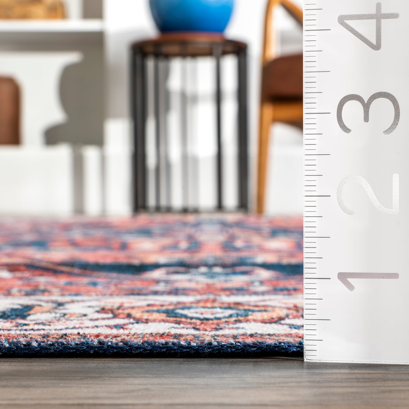 Brielle Machine Washable Vintage Medallion Area Rug — nuLOOM