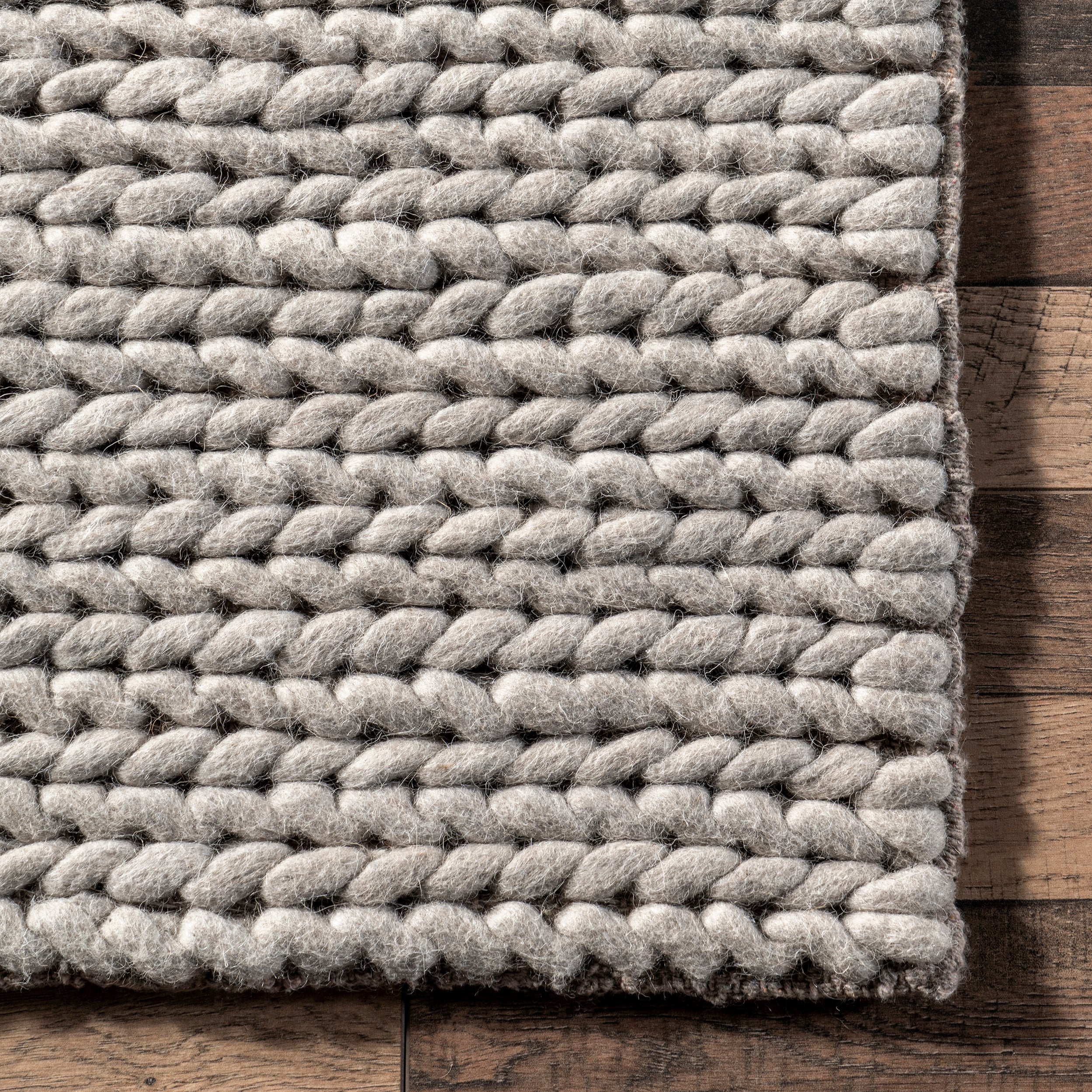 Penelope Braided Wool Area Rug — nuLOOM