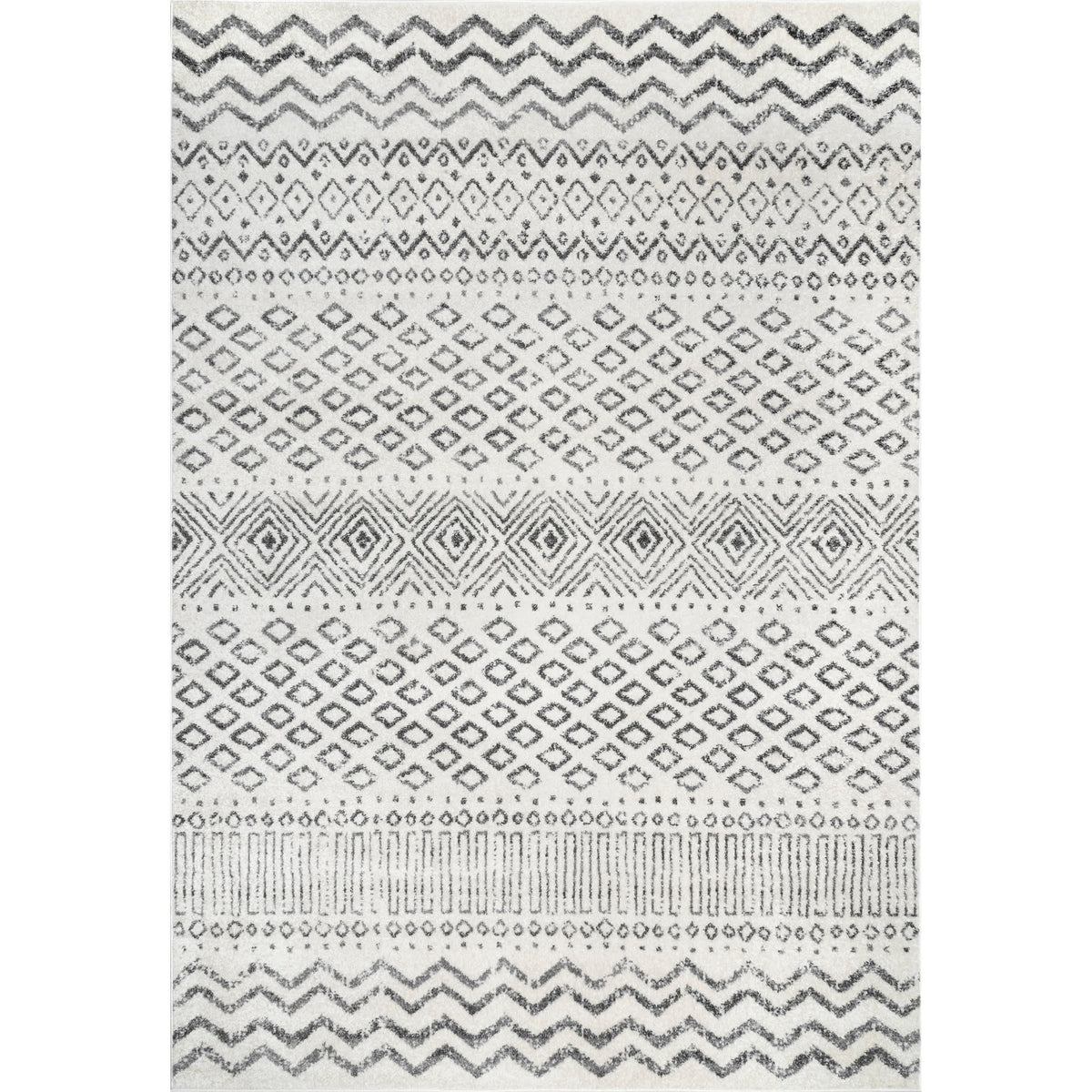 Evelyn Geometric Stripes Area Rug — nuLOOM