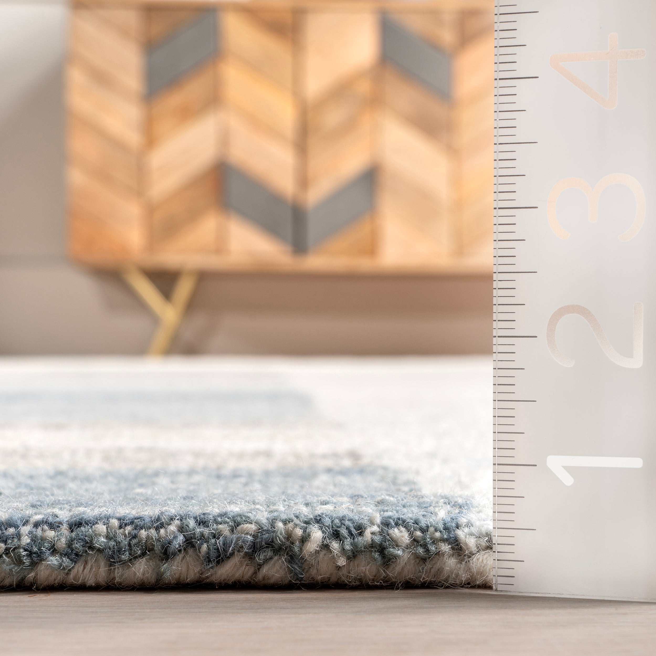 Averill Modern Geometric Wool Area Rug — nuLOOM