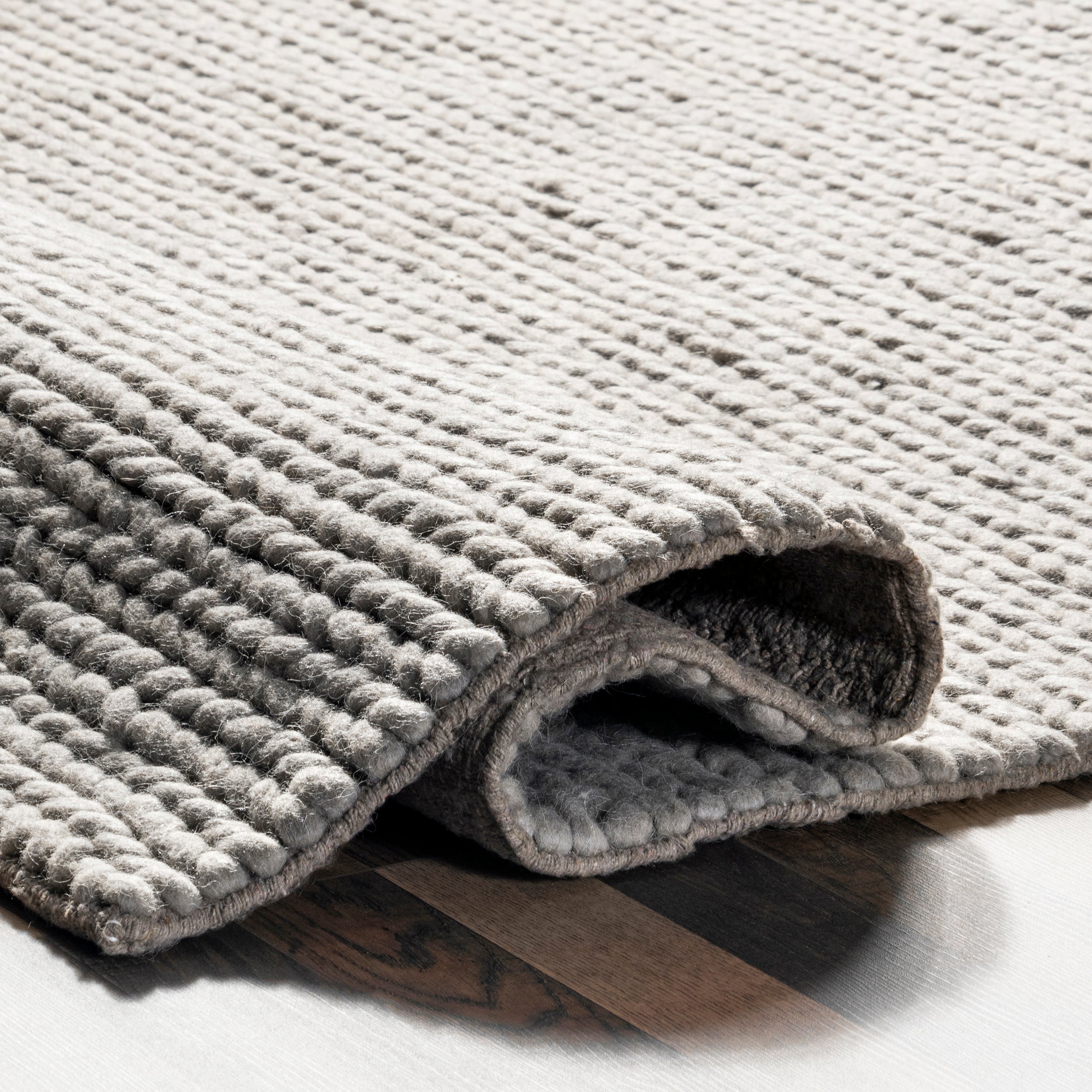 Penelope Braided Wool Area Rug — nuLOOM