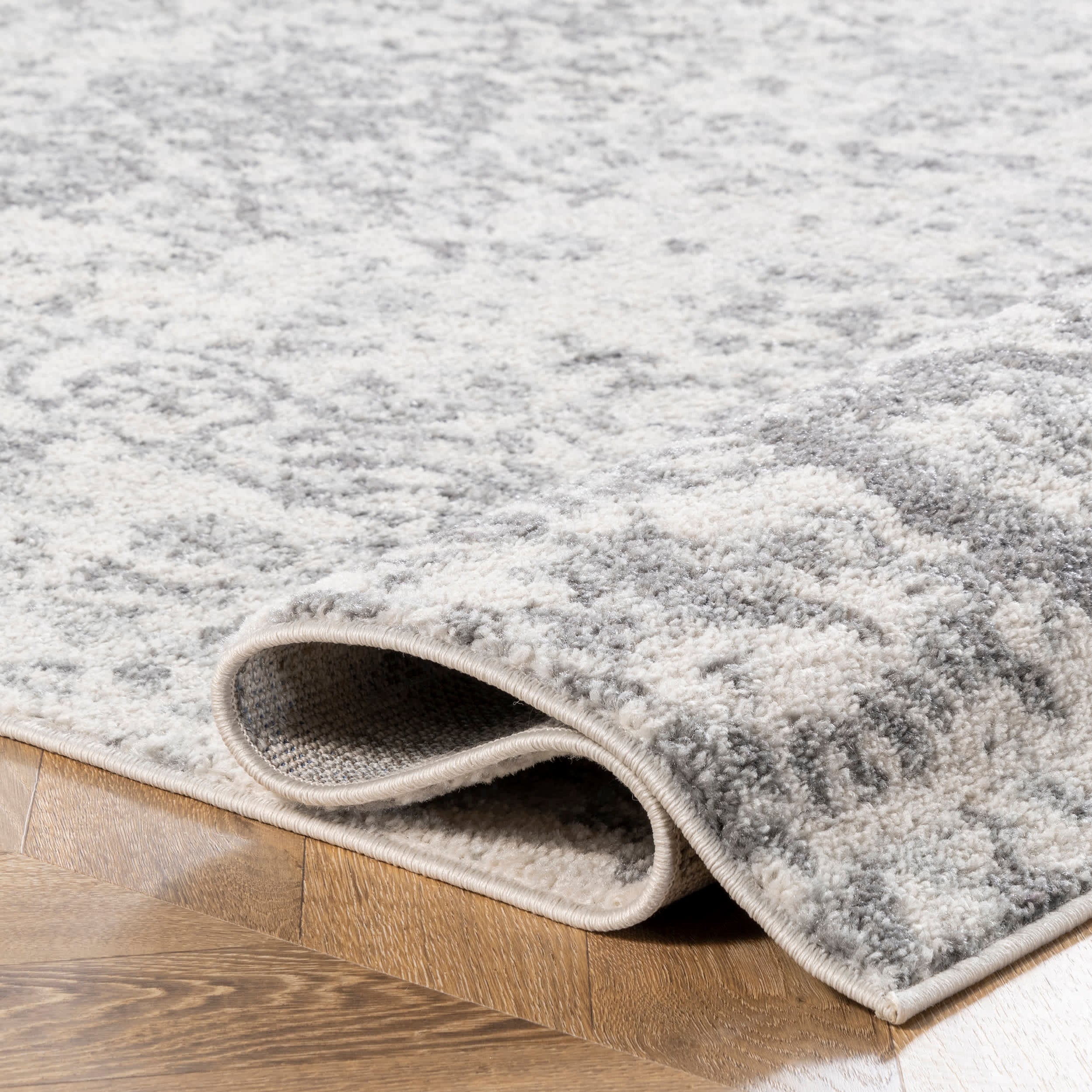 Floral Damask Rosemary Area Rug — nuLOOM