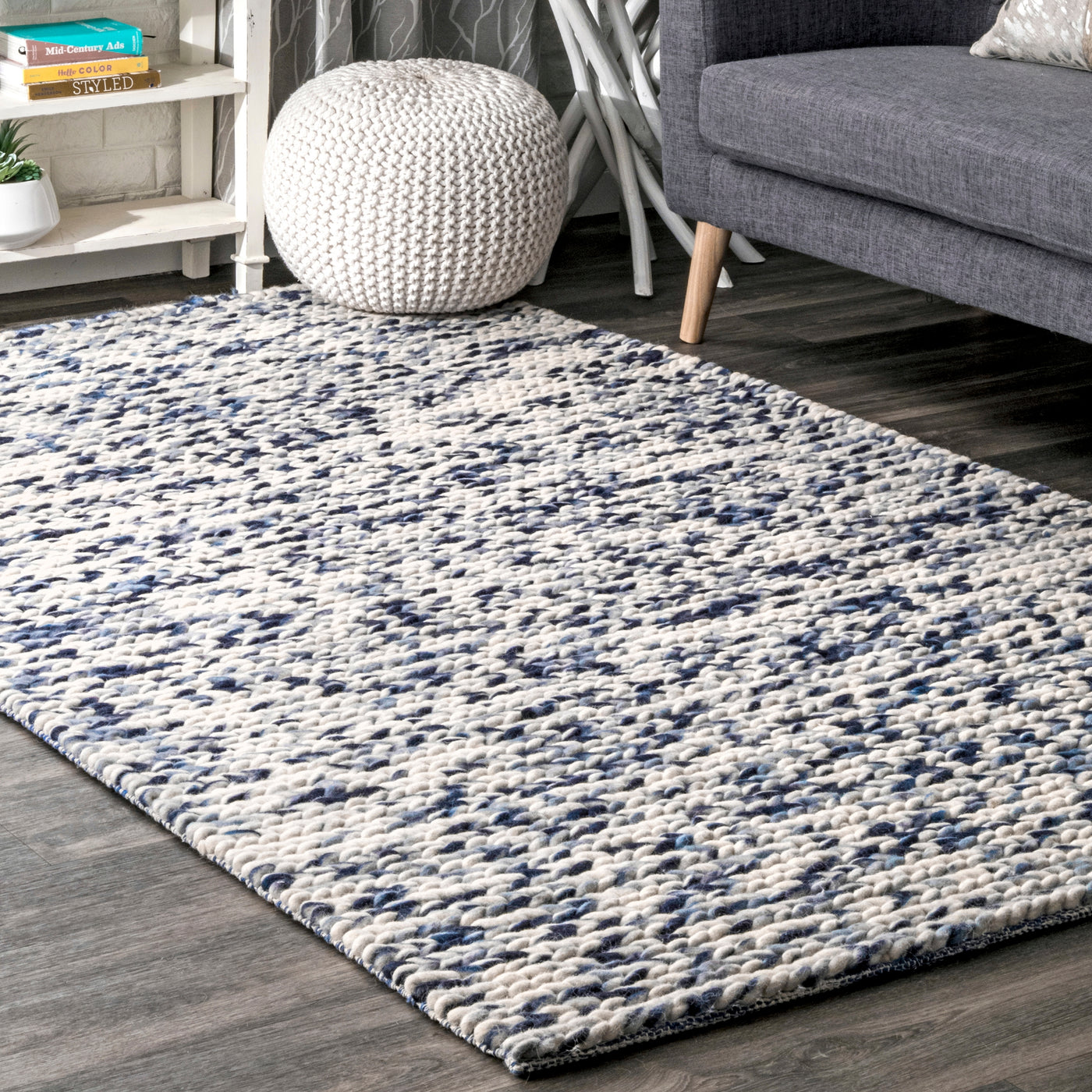 Penelope Braided Wool Area Rug — nuLOOM