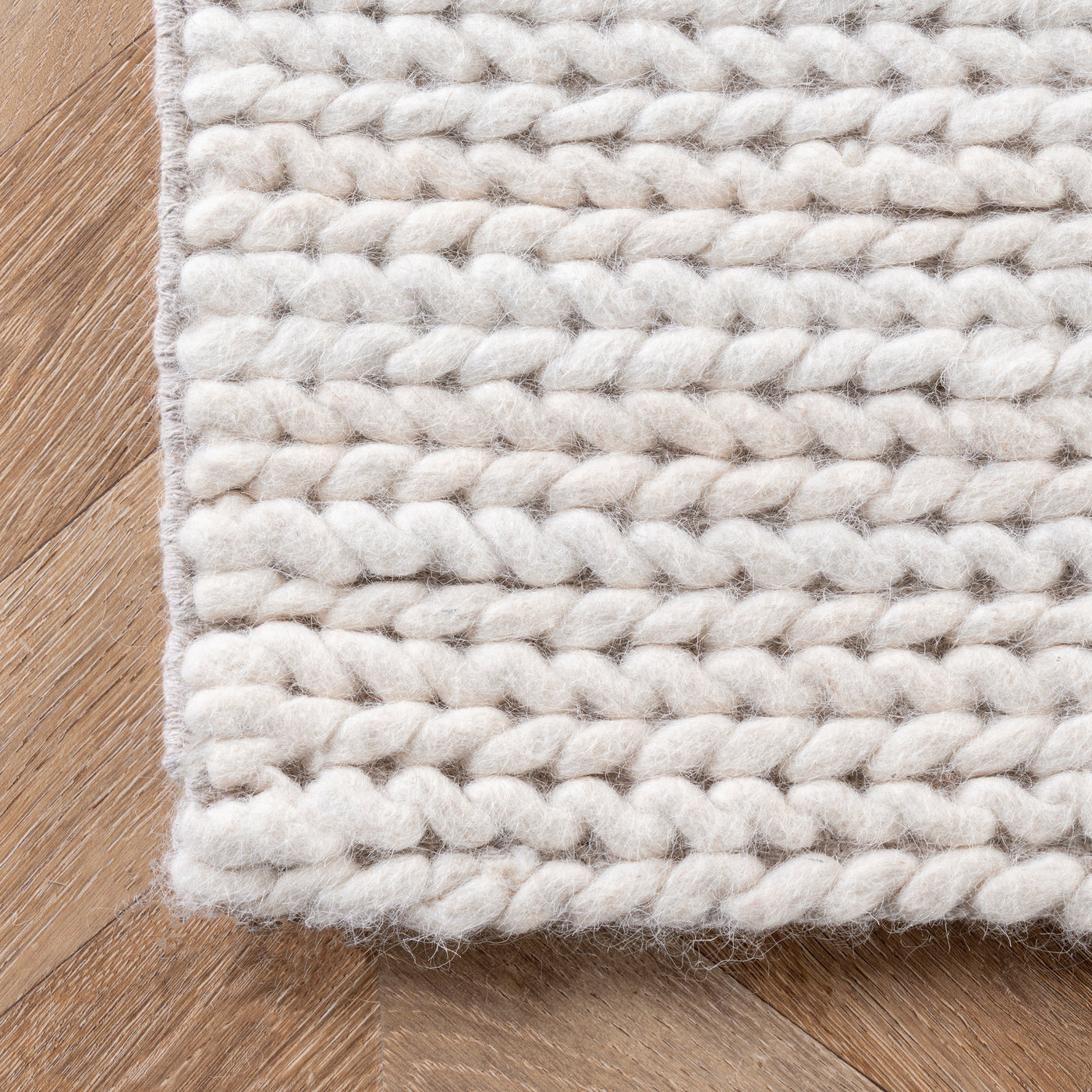 Penelope Braided Wool Area Rug — nuLOOM
