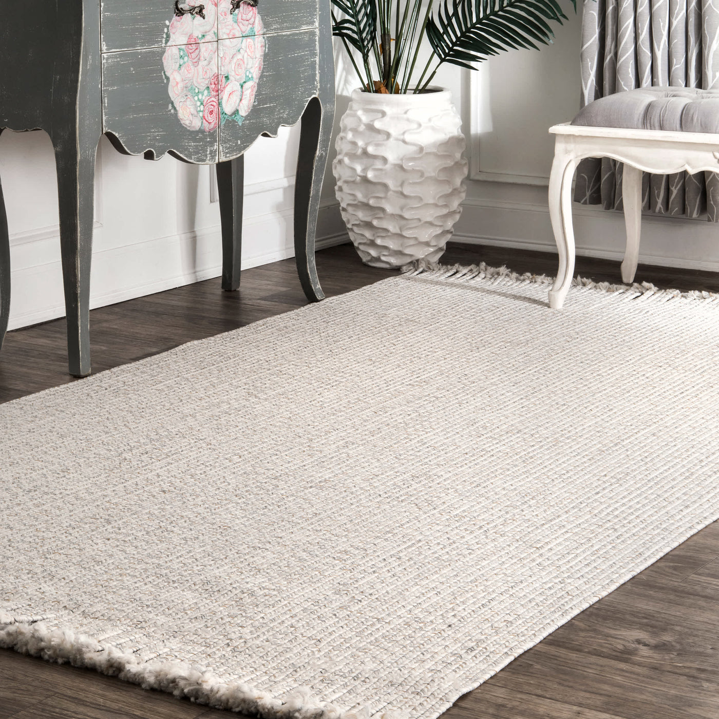 Braided Courtney Tassel Indoor/Outdoor Area Rug — nuLOOM