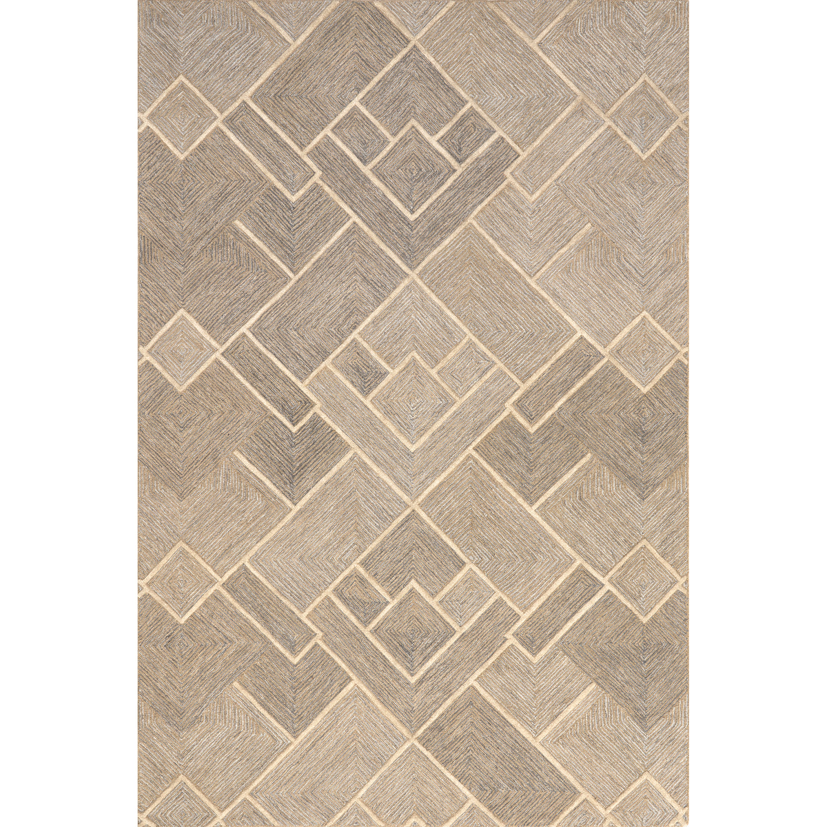Kassy Modern Geometric Wool Area Rug — nuLOOM