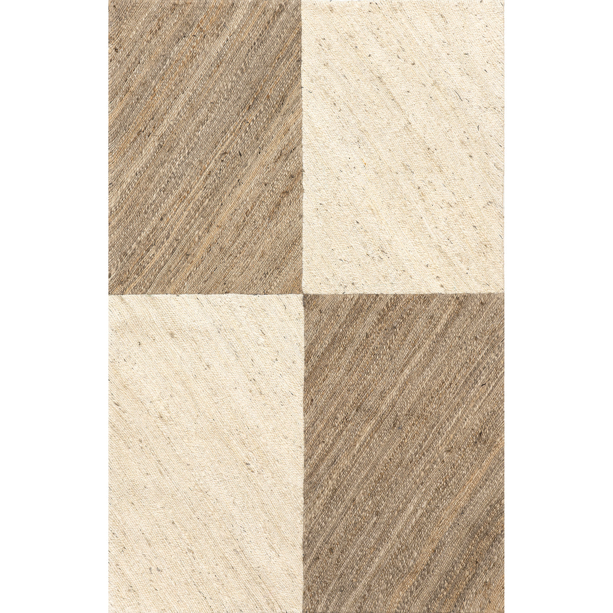 Felicia Coastal Geometric Jute Area Rug — nuLOOM