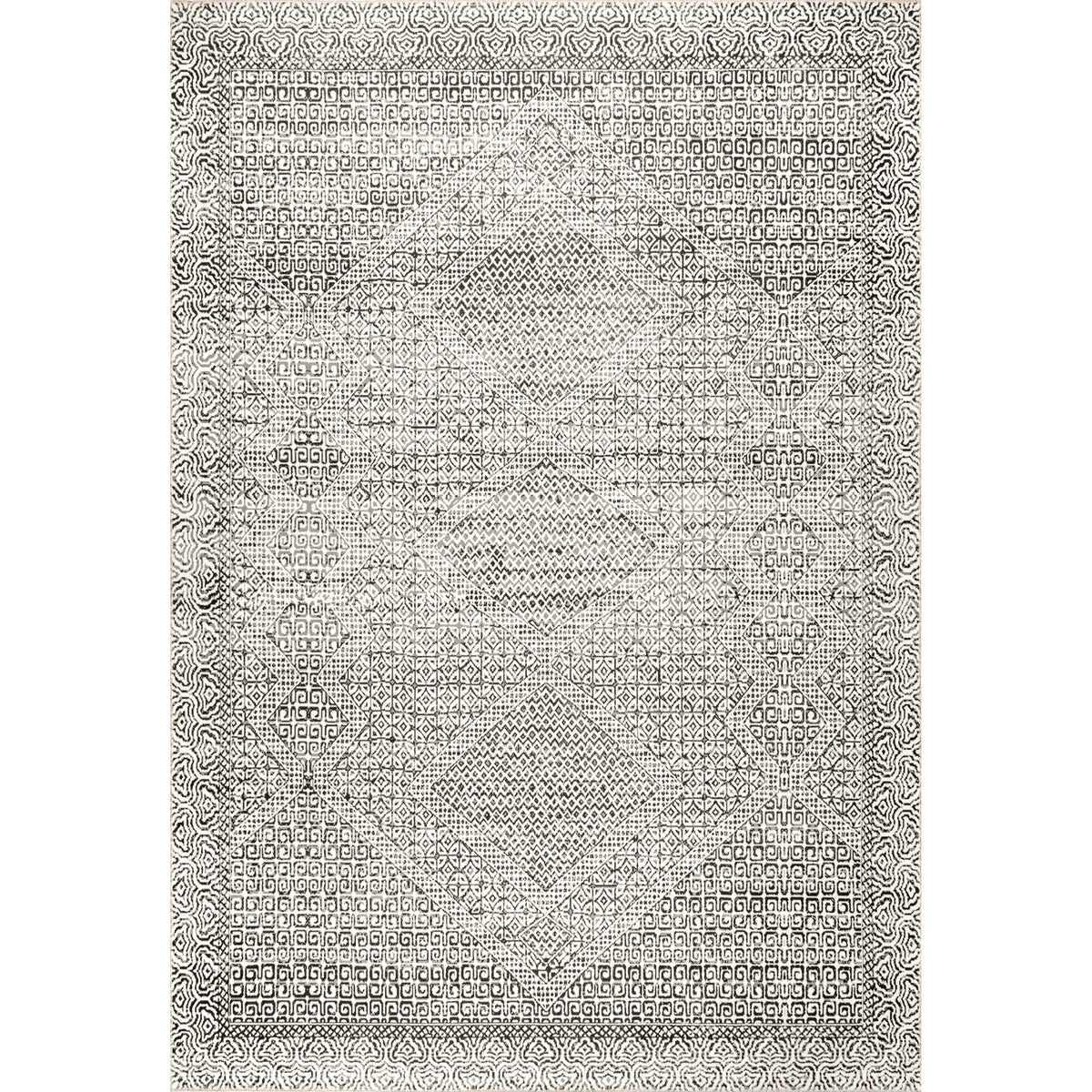 Abstract Tribal Machine Washable Area Rug — nuLOOM