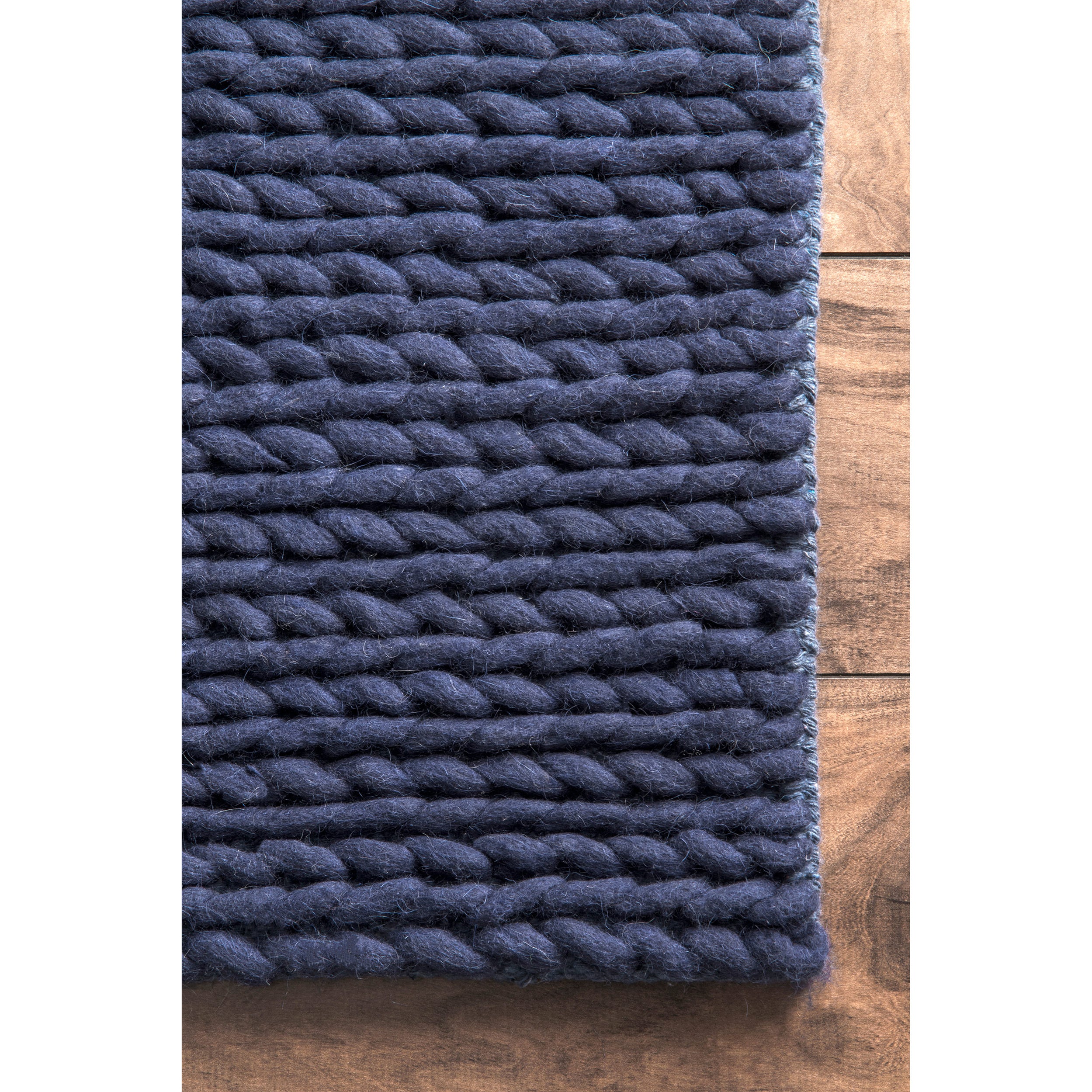 Penelope Braided Wool Area Rug — nuLOOM