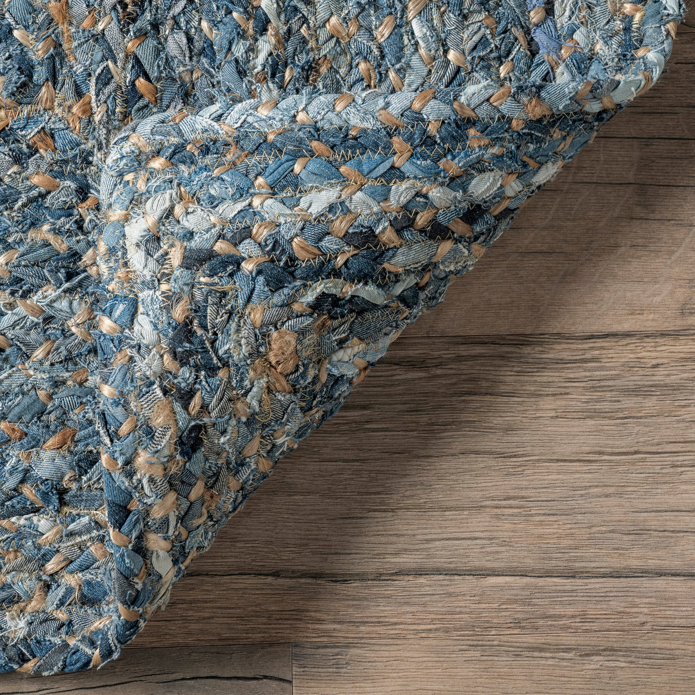 Hand Braided Otelia Denim And Jute Area Rug — nuLOOM