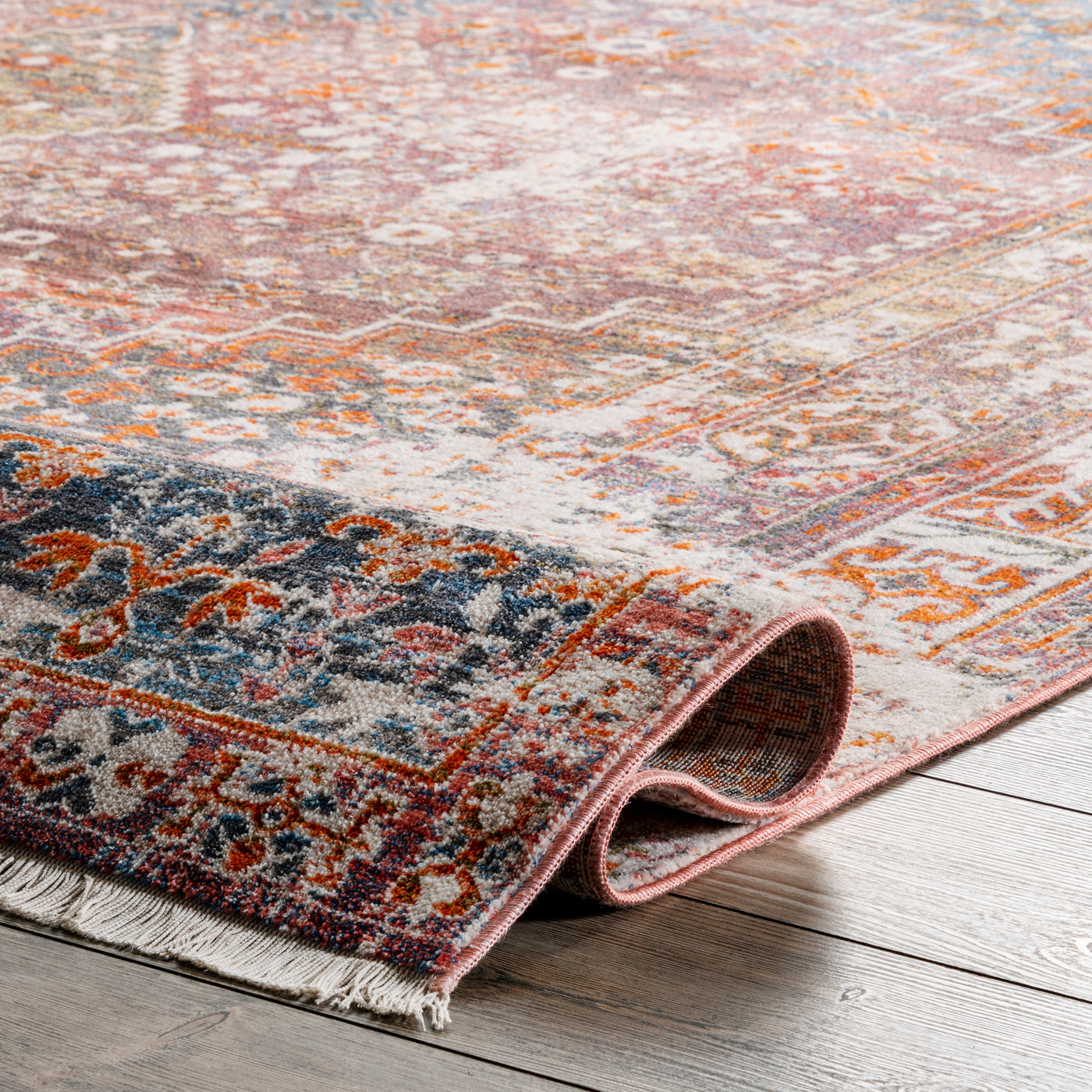 Farley Medallion Fringe Area Rug — nuLOOM