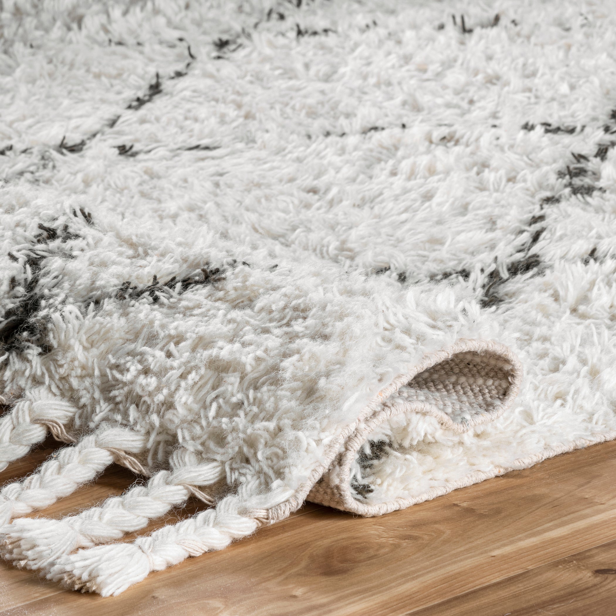 Hand Knotted Fez Shag Area Rug — nuLOOM