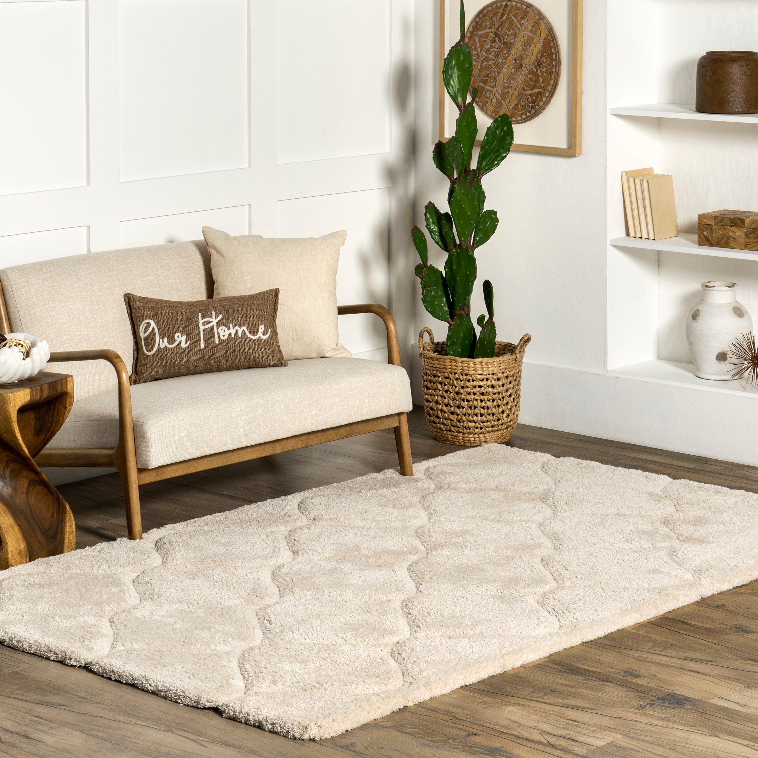 Elsie Contemporary Shag Area Rug — nuLOOM