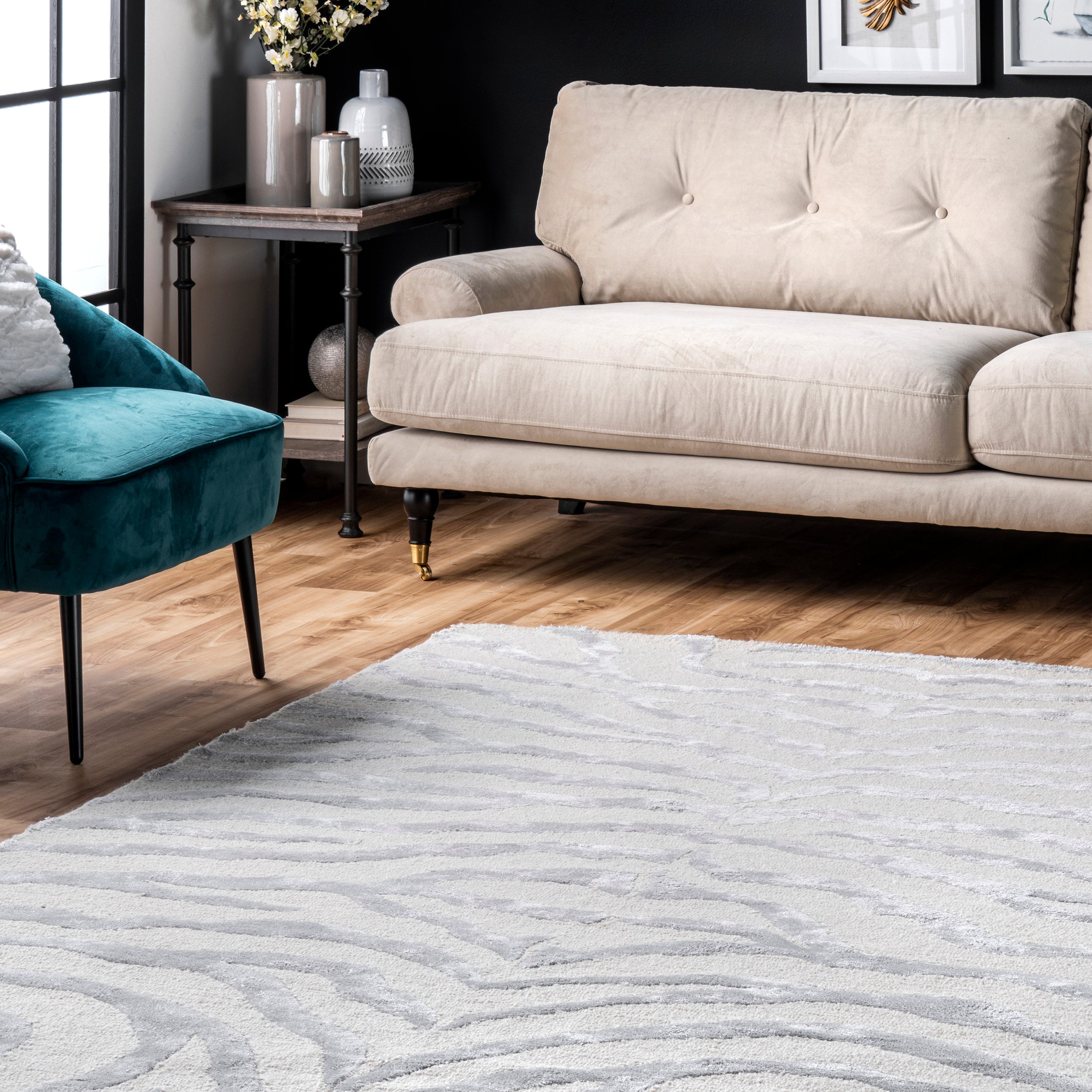 Hand Tufted Plush Zebra Area Rug — nuLOOM