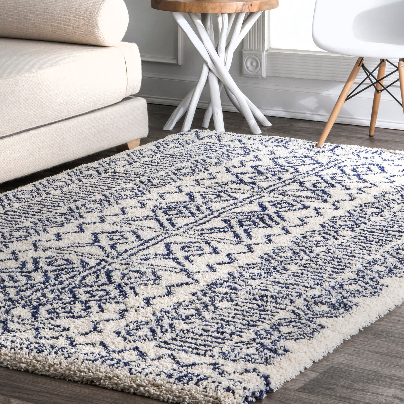 Hurley Tribal Shaggy Area Rug — nuLOOM