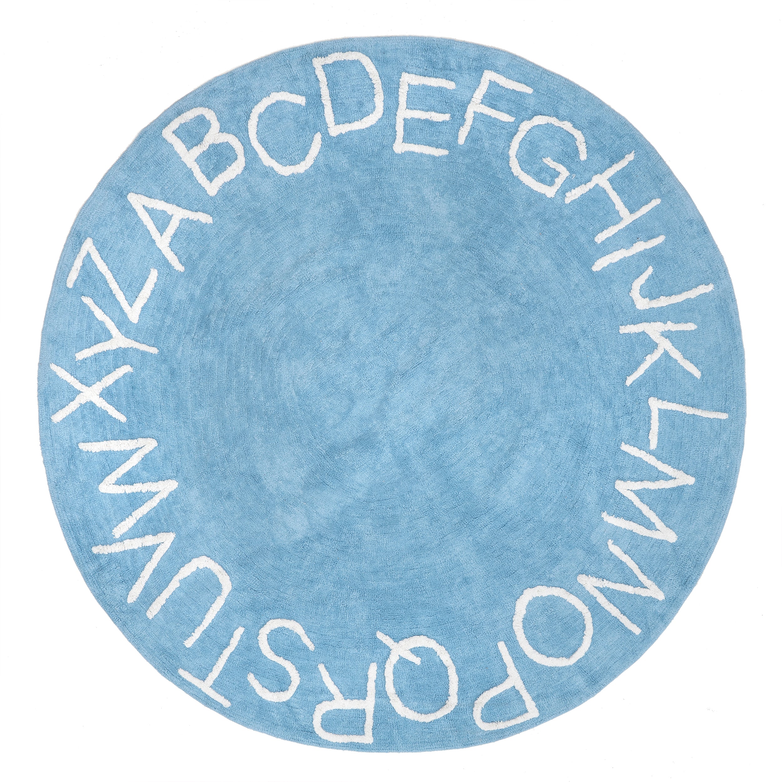 Kids Washable Round Alphabet Rug — nuLOOM