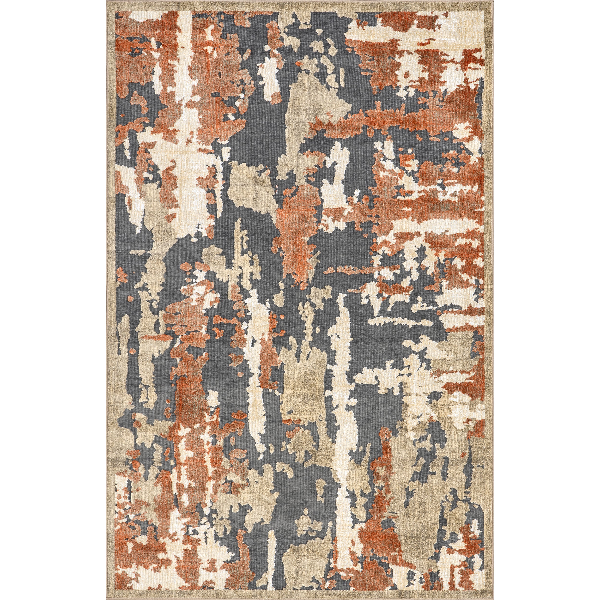 Mona Abstract Machine Washable Area Rug — nuLOOM