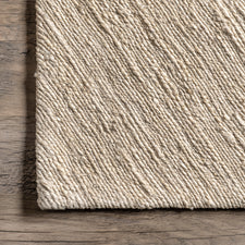 Felicia Coastal Geometric Jute Area Rug — nuLOOM