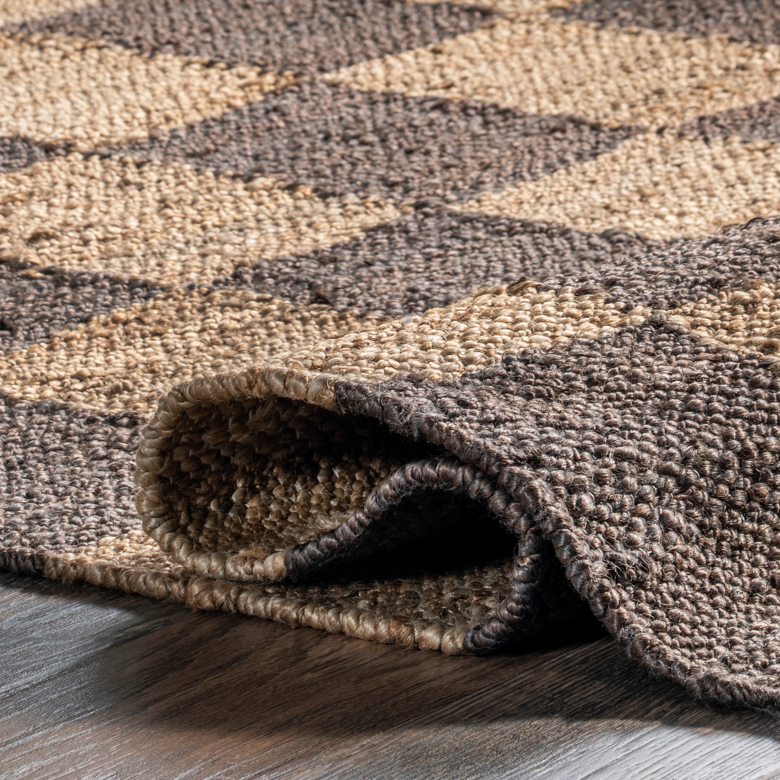 Christana Traditional Checkered Jute Area Rug — nuLOOM