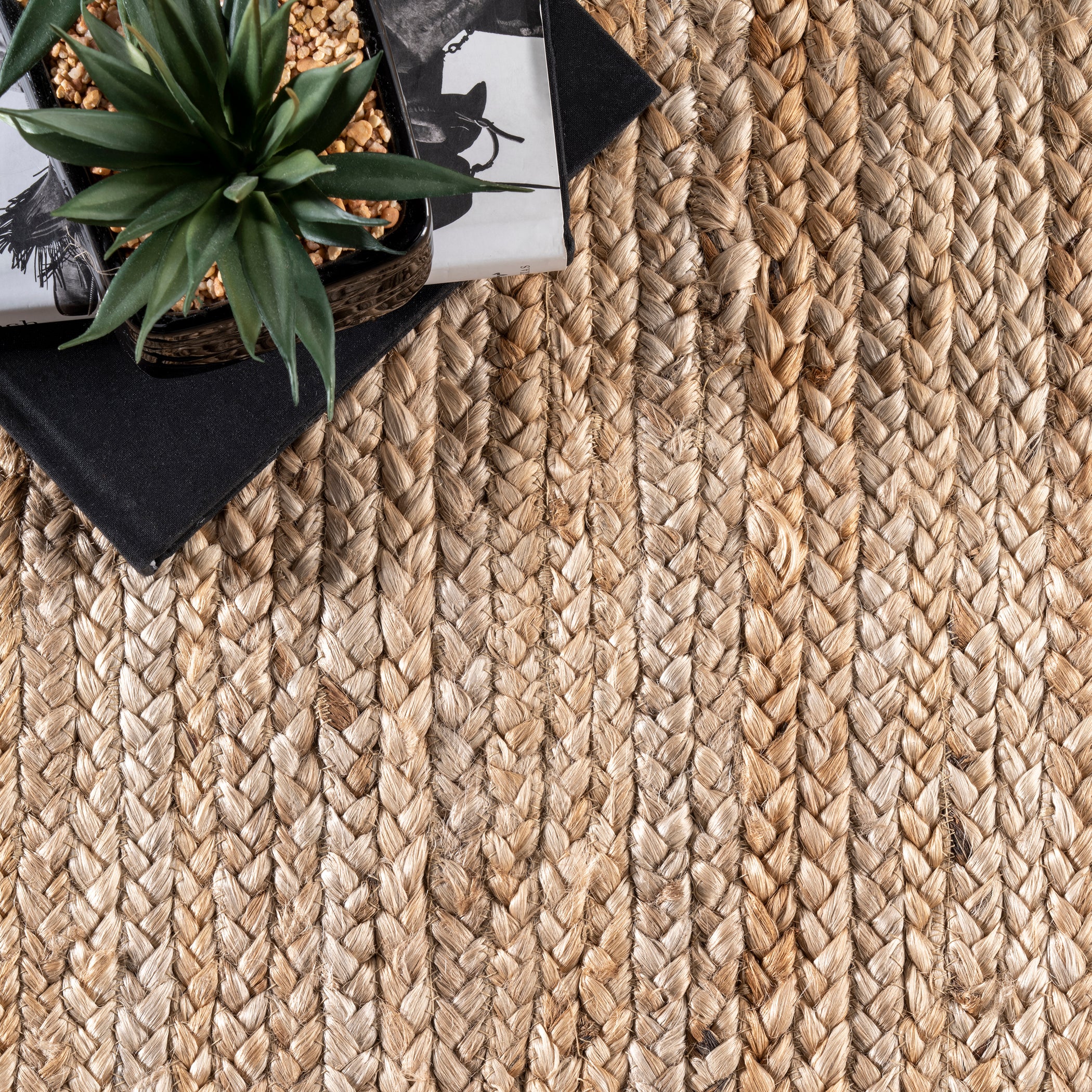 Rigo Hand Woven Farmhouse Jute Area Rug — nuLOOM