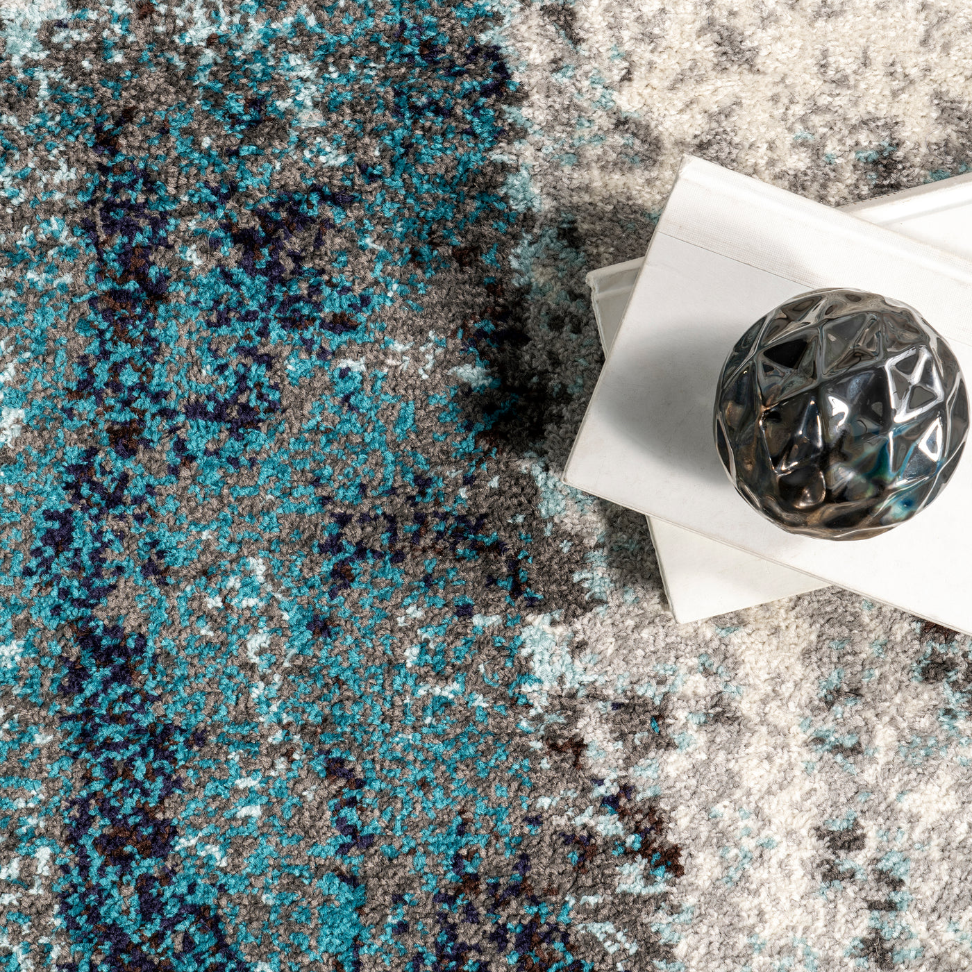 Haydee Glacial Abstract Area Rug — nuLOOM