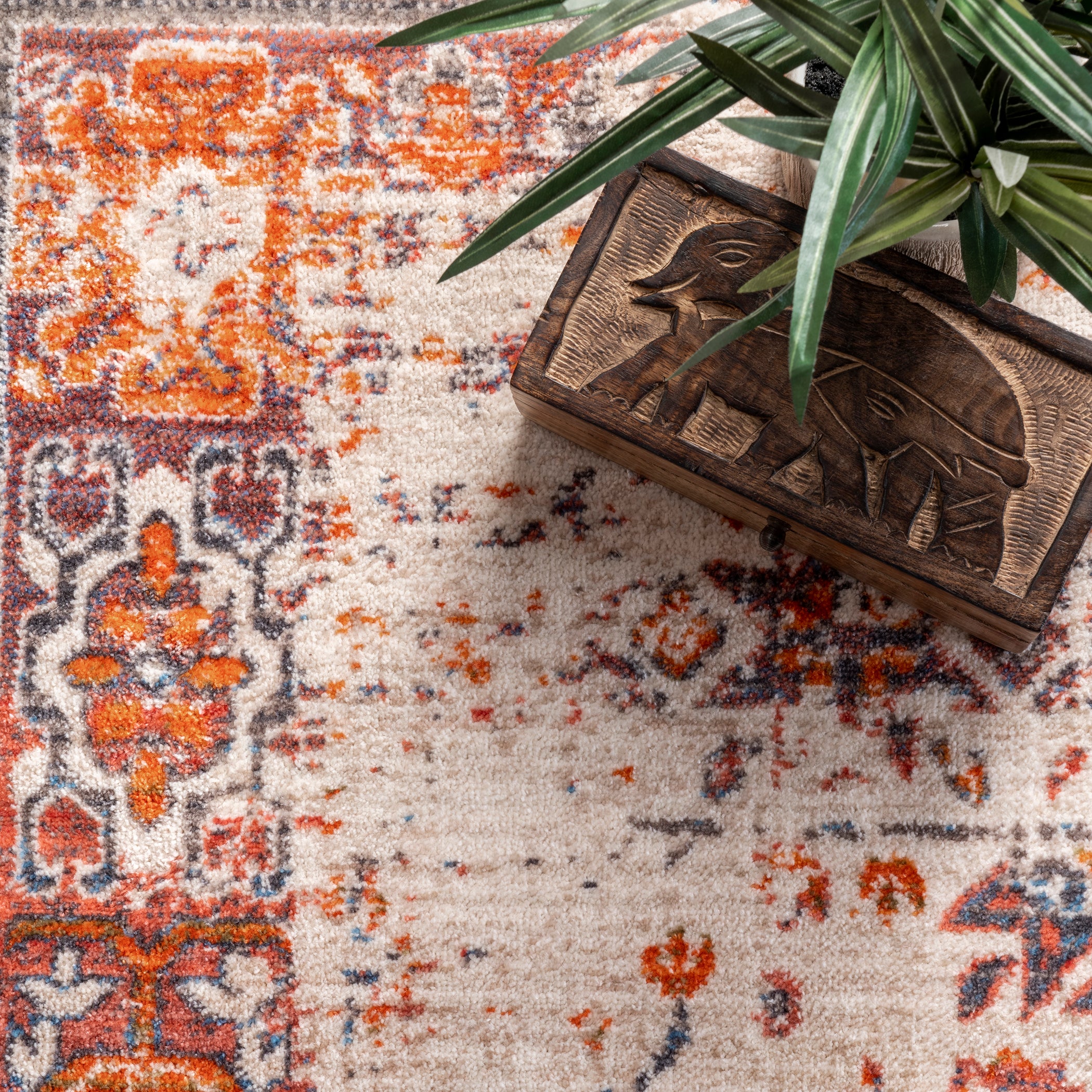 Farley Medallion Fringe Area Rug — nuLOOM
