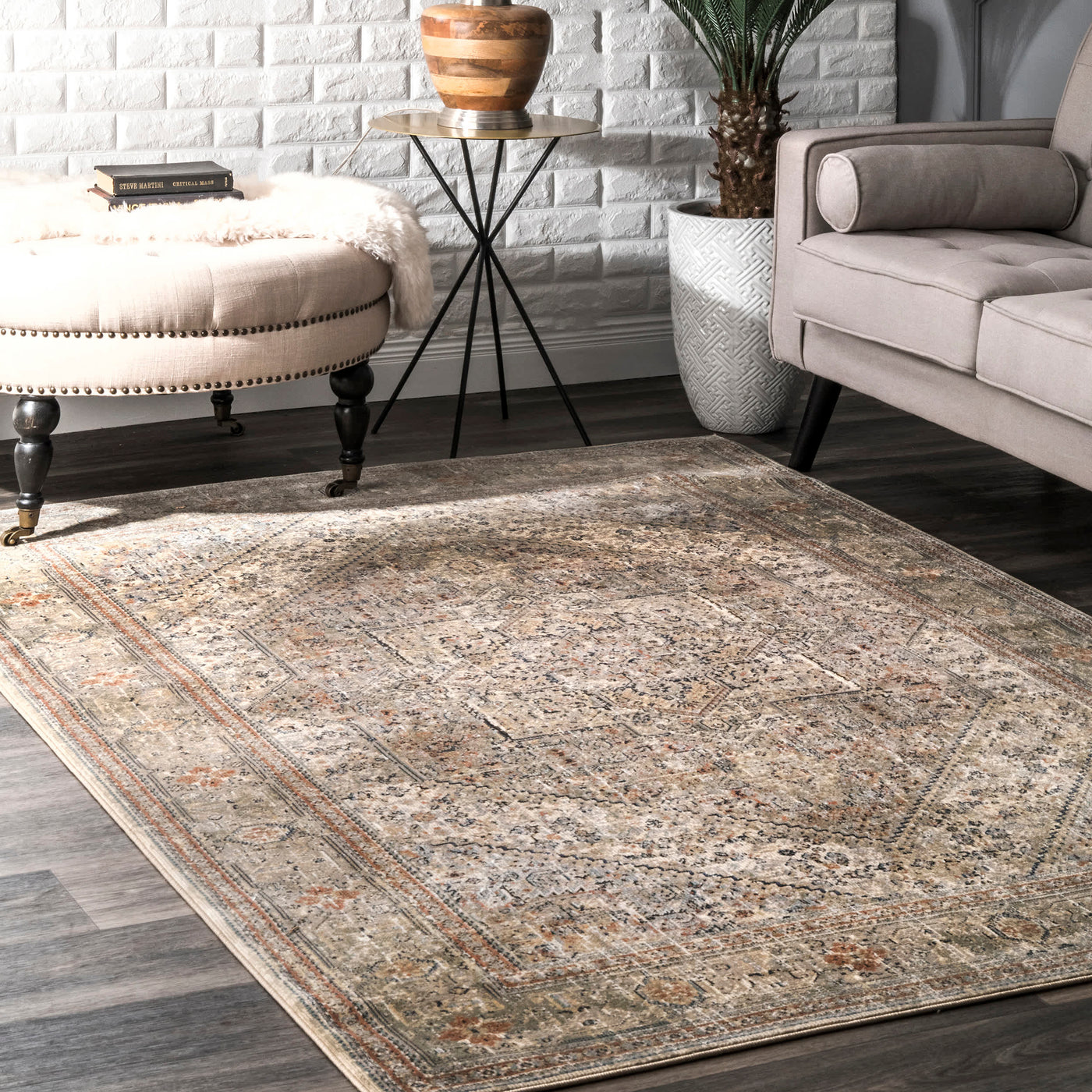 Carol Traditional Medallion Area Rug — nuLOOM
