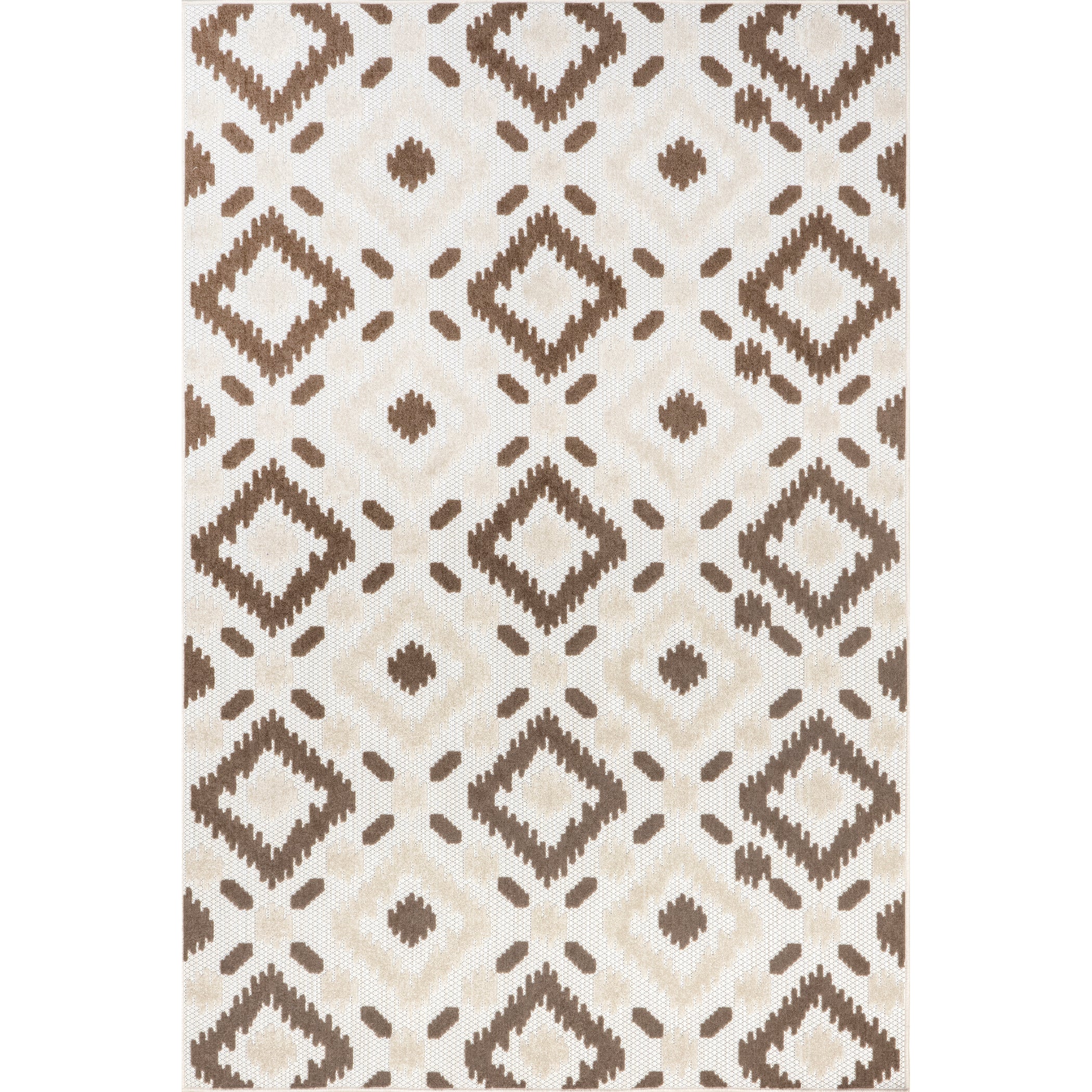 Indoor/Outdoor Transitional Labyrinth Area Rug — nuLOOM