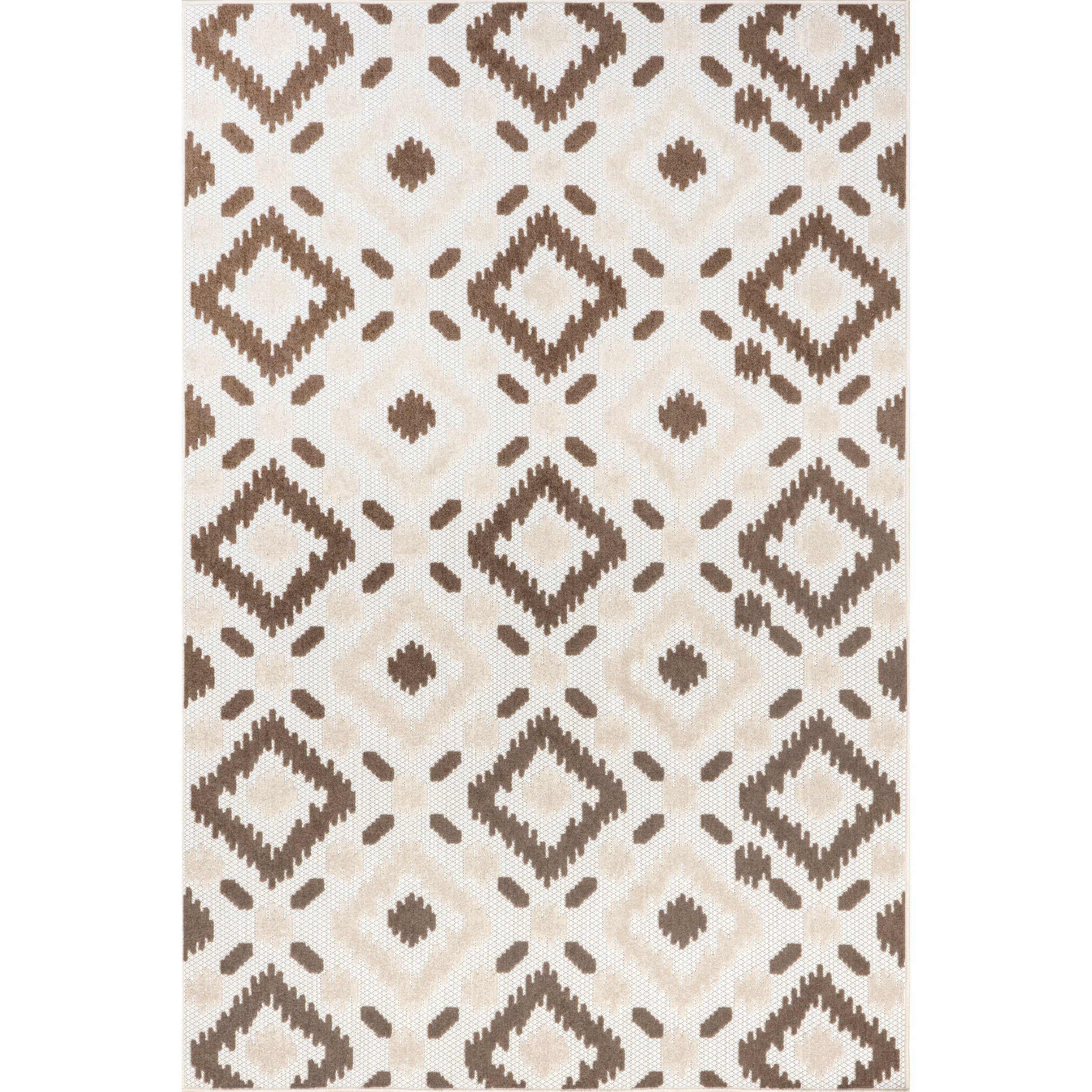 Indoor/Outdoor Transitional Labyrinth Area Rug — nuLOOM