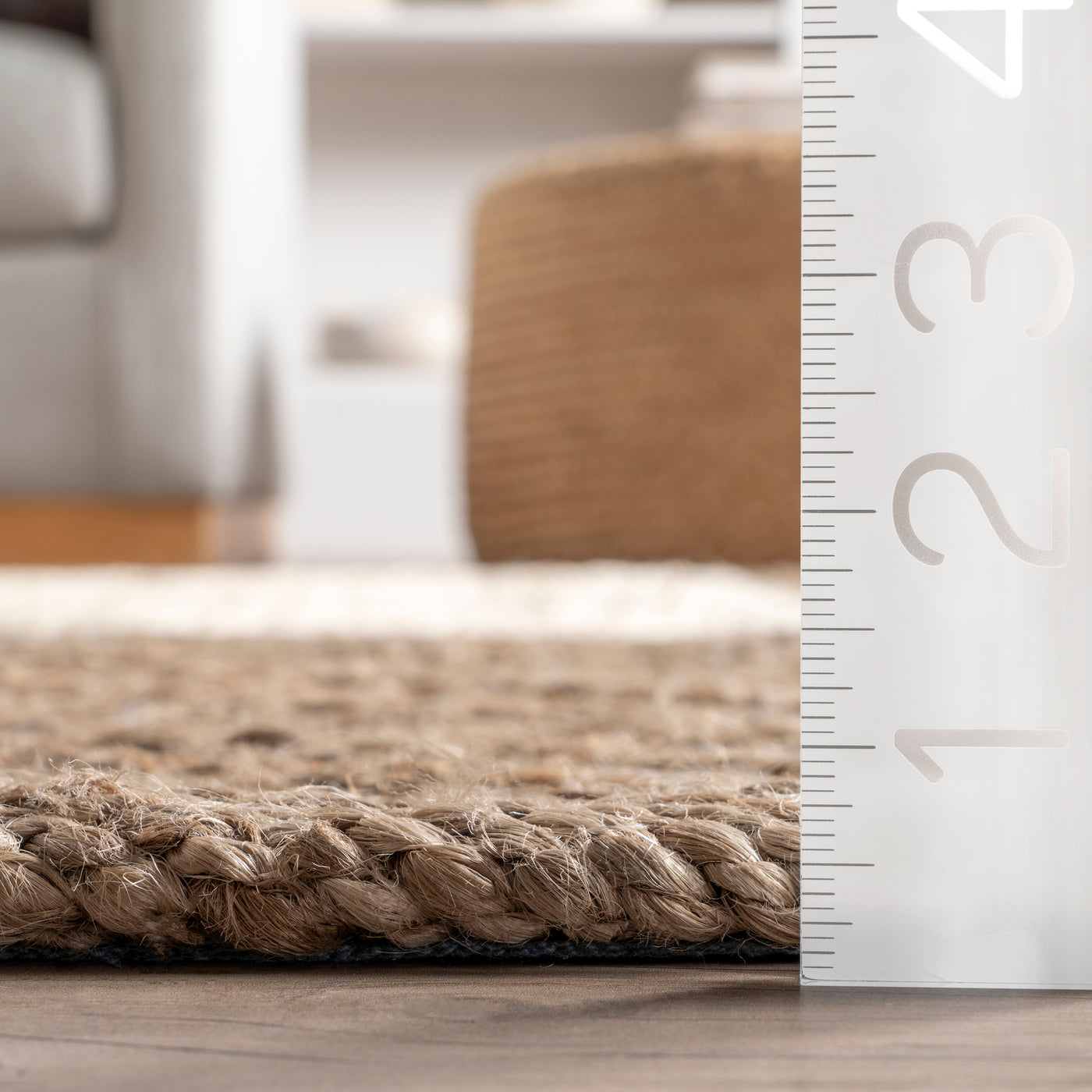 Felicia Coastal Geometric Jute Area Rug — nuLOOM