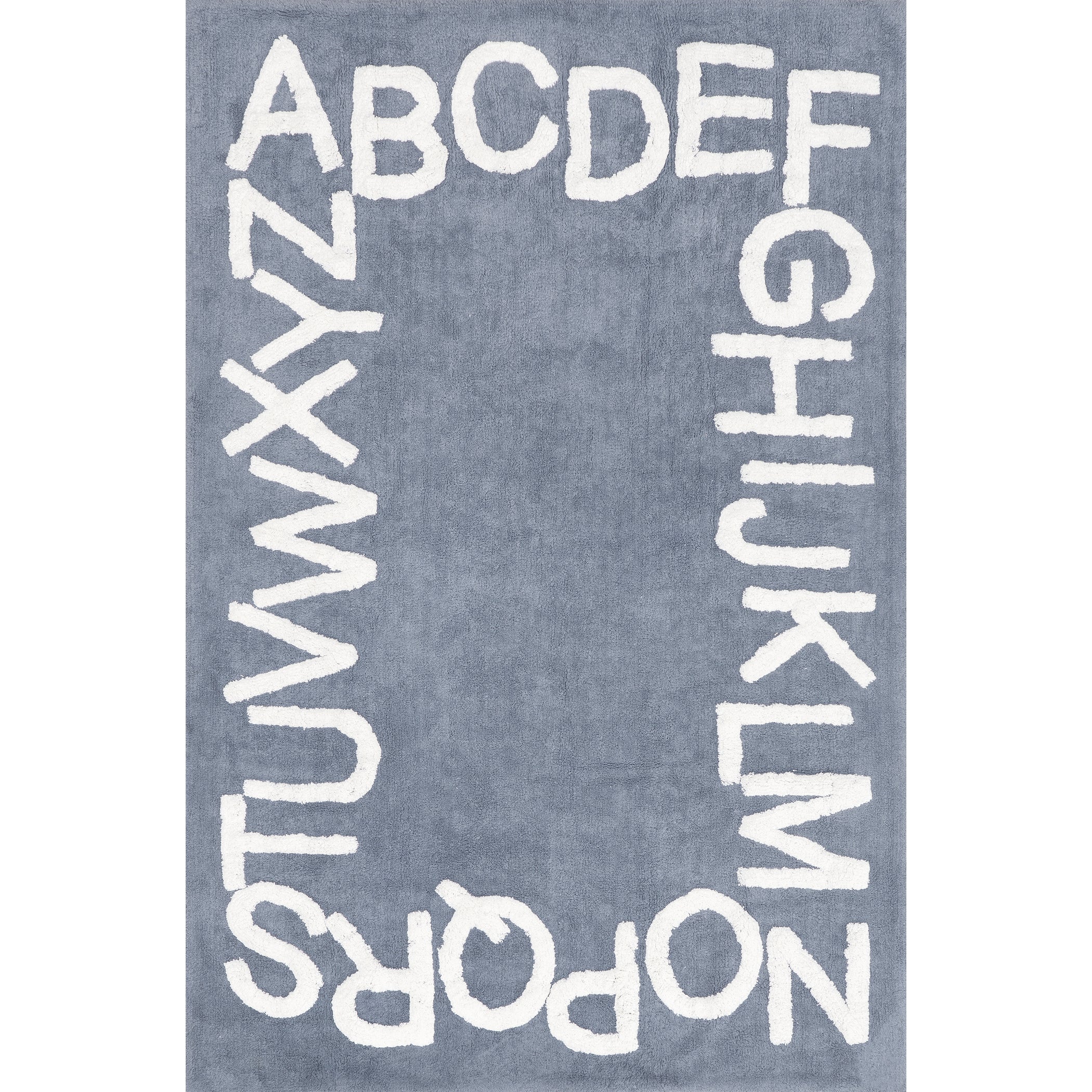 Kids Washable Round Alphabet Rug — nuLOOM
